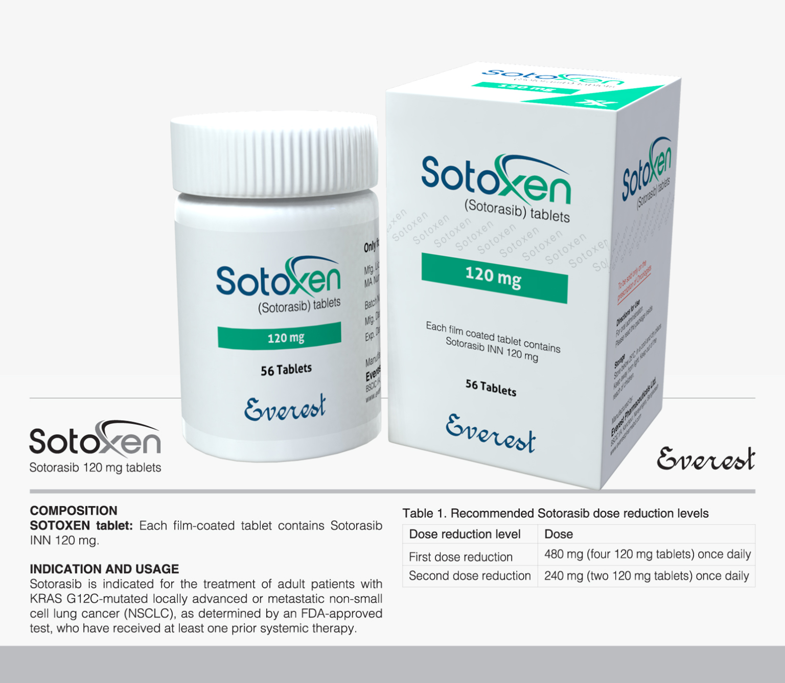 索托拉西布 索托雷塞 (Everest) - MedFind 海外靶向药直邮
